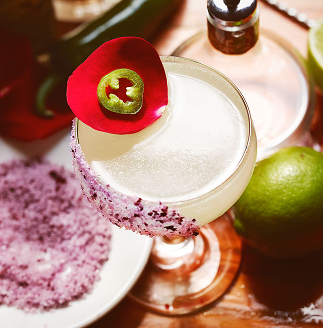 Rosa Picante Margarita Cocktail Recipe | PATRÓN TEQUILA