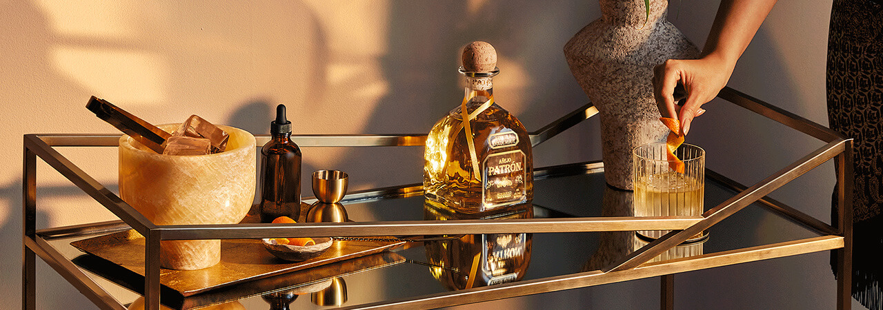 How to Set Up a DIY Margarita Bar Cart | PATRÓN TEQUILA