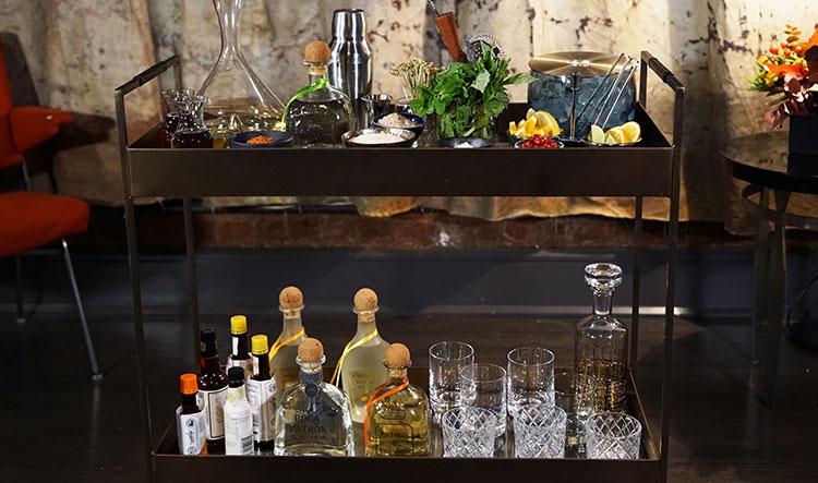 How to Create the Ultimate Margarita Bar Cart | PATRÓN TEQUILA